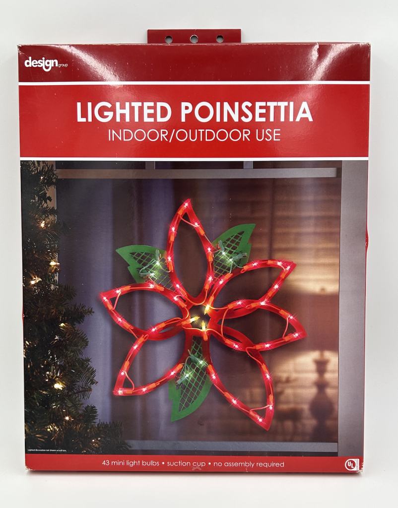 Impact Innovations Red Poinsettia Decoration - Garden World